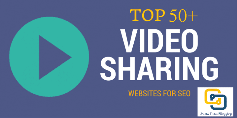 (Updated 2024) Top 50+ Free Video Sharing Sites List For SEO