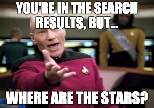 How To Add Start In Organic Search Results